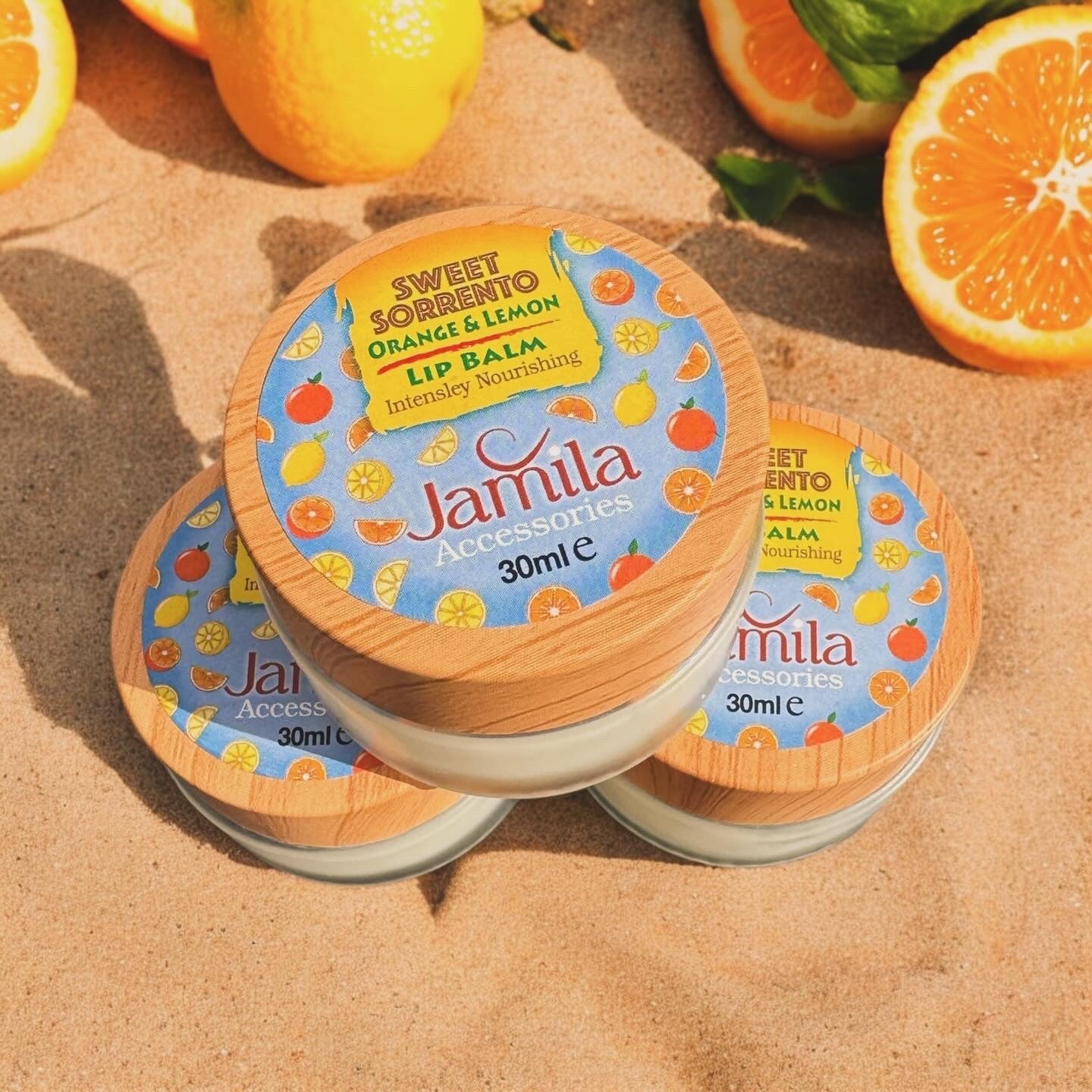 Jamila Accessories Sweet Sorrento Orange & Lemon Lip Balm – Jamila Homeware